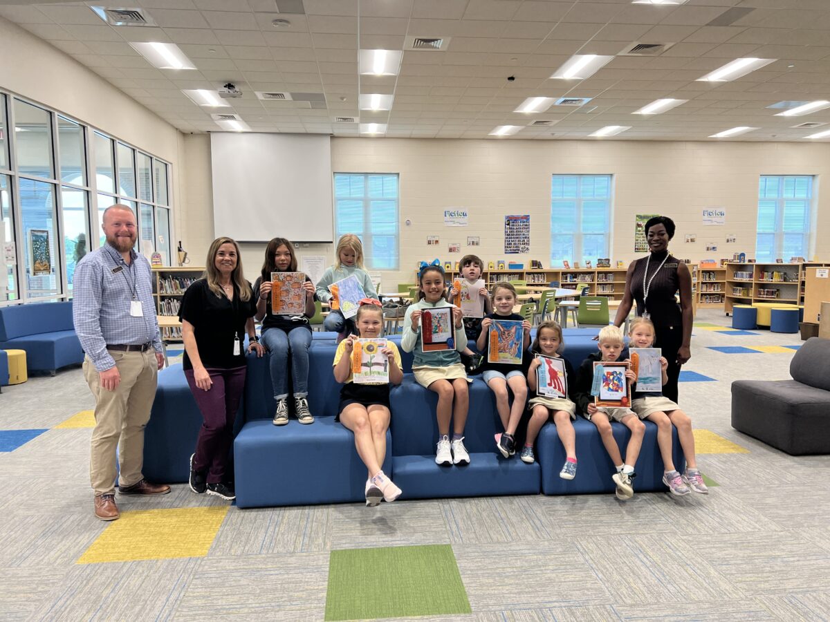 The winners are in from the Cat Alley Elementary Schools Art Contest ...