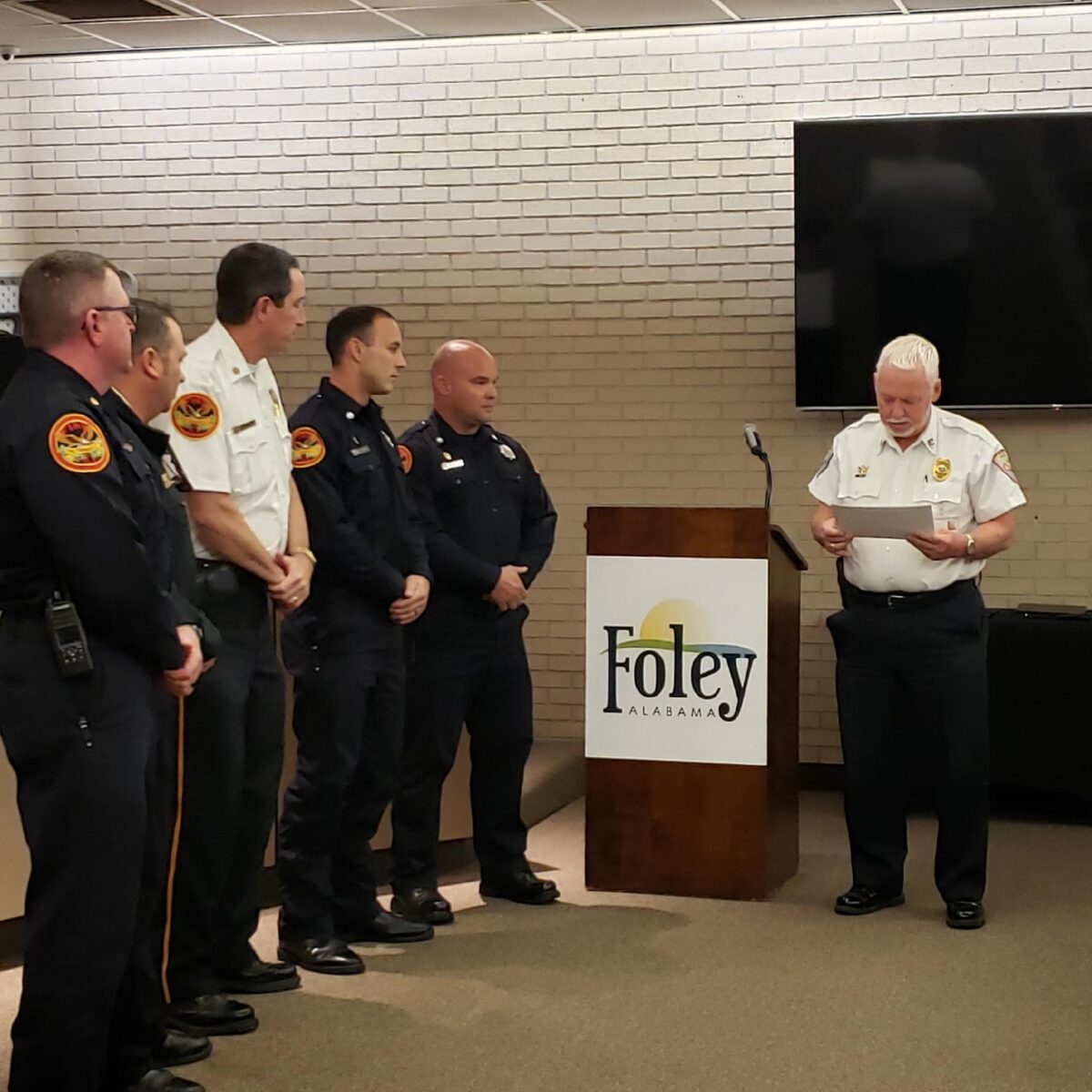 Foley firefighters receive Director's Award - City of Foley