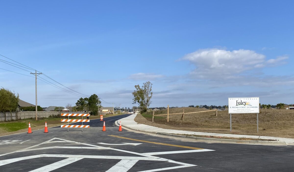 Work nearing completion on Foley road extensions - City of Foley