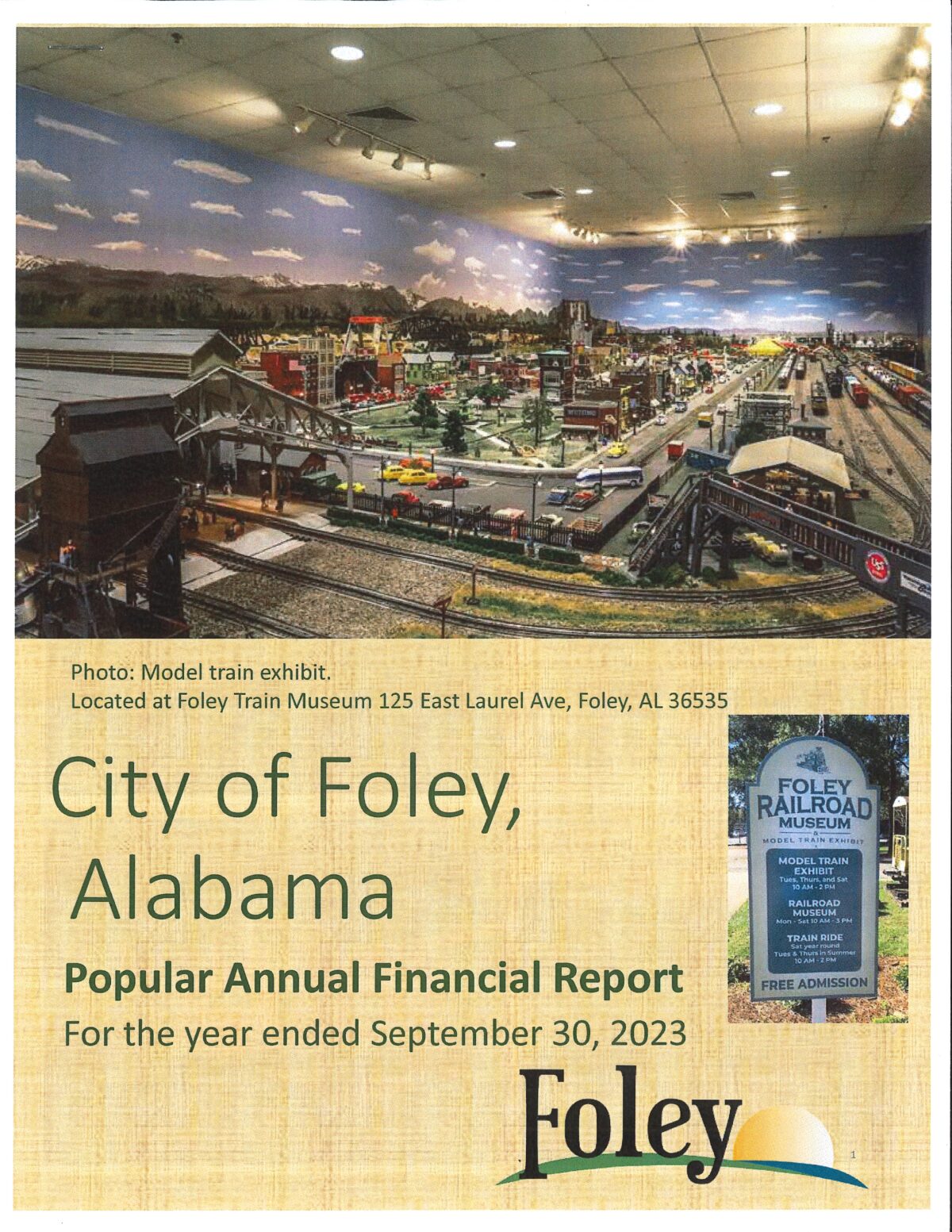 Foley updates financial report for public - City of Foley