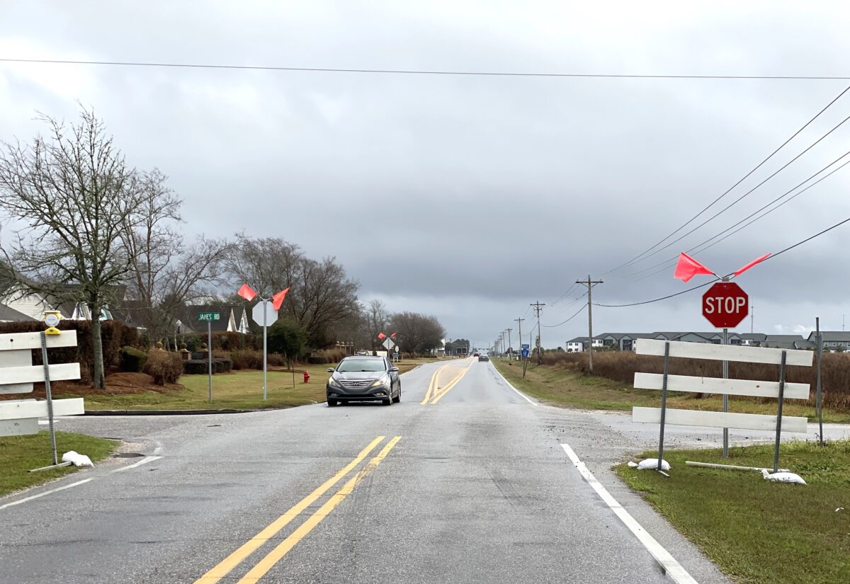 Stop sign installed at James Road and County 12 - City of Foley