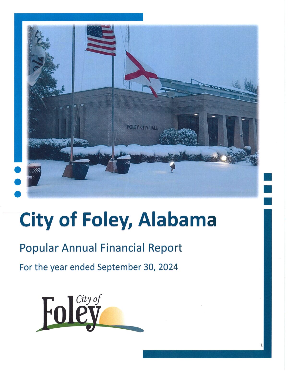 Foley publishes latest financial information - City of Foley
